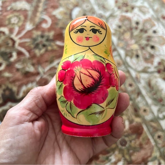 Vintage | Toys | Russian Nesting Dolls 5 Dolls Made In Ussr Marked On ...